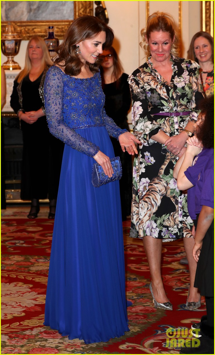 Duchess Kate Middleton Is a Vision in Blue at Place2Be's 25th ...