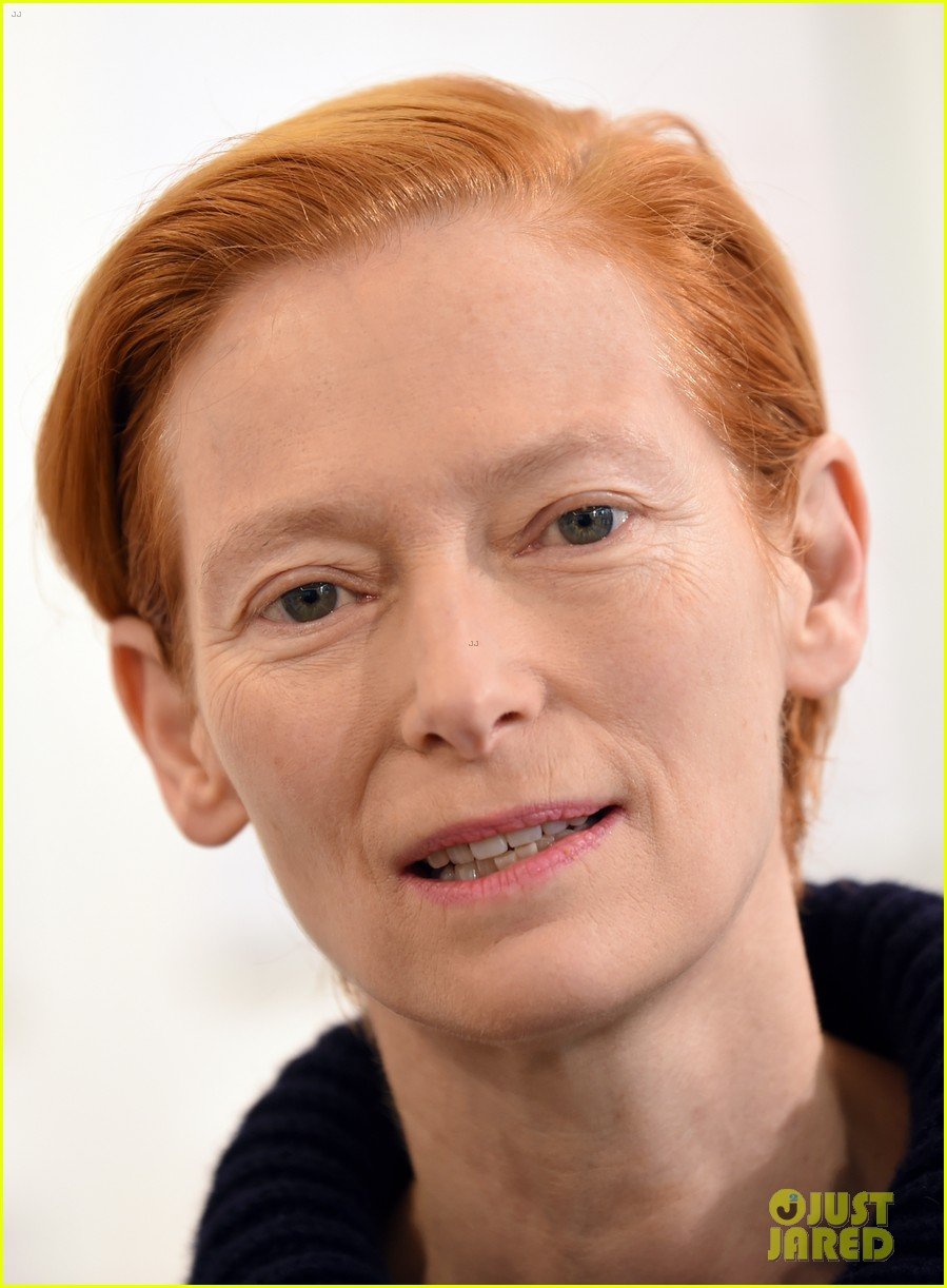 Tilda Swinton Signs Celebrity Signature-Filled Suit Going Up for ...