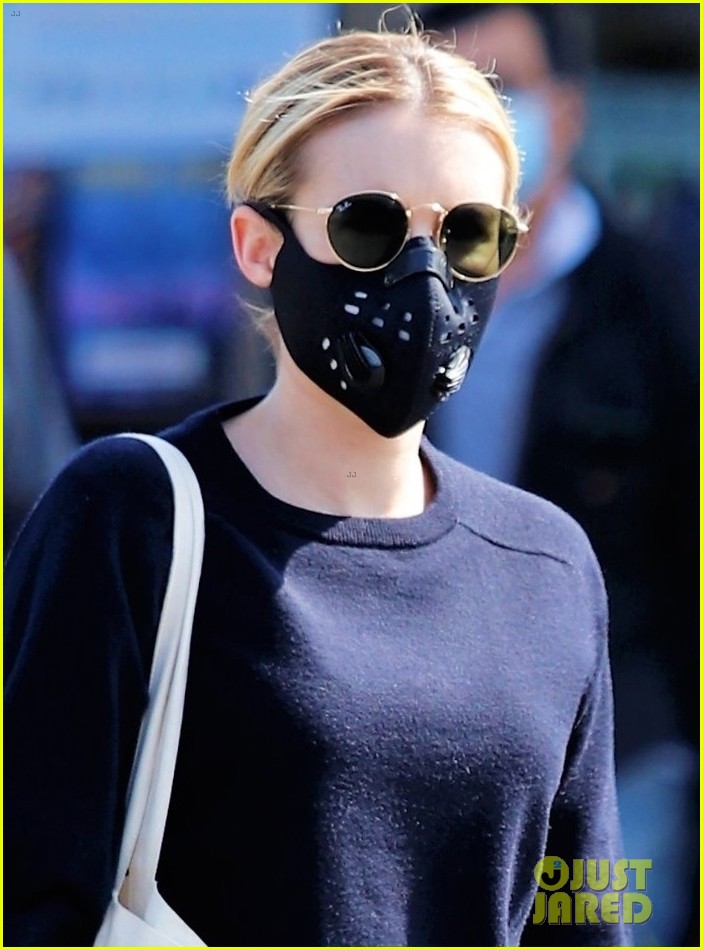 Emma Roberts Stocks Up on Paper Products During Grocery Run: Photo ...