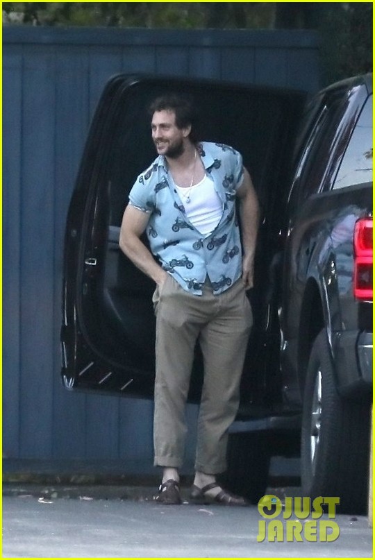 Aaron Taylor-Johnson's Shirt Can Barely Contain His Biceps!: Photo ...