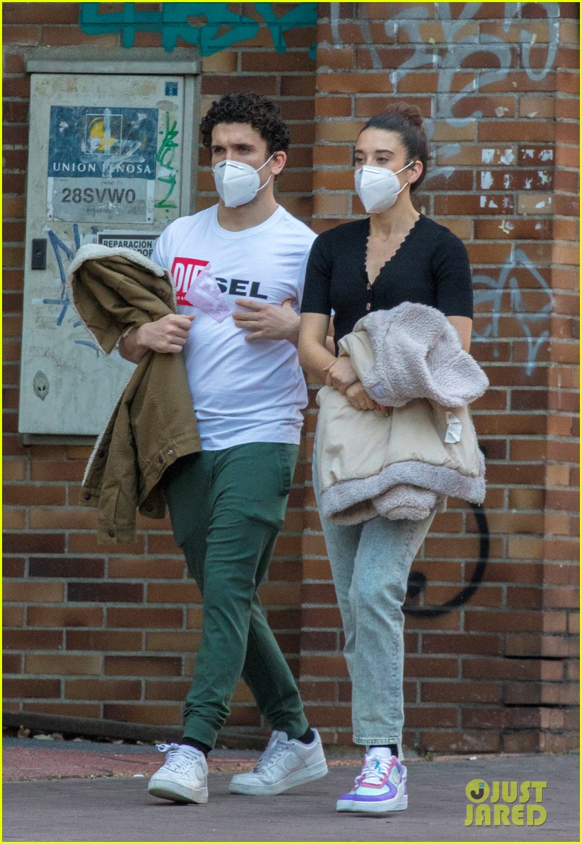 Money Heist's Jaime Lorente & Maria Pedraza Go for Masked Stroll in Madrid!: Photo 4459764 ...