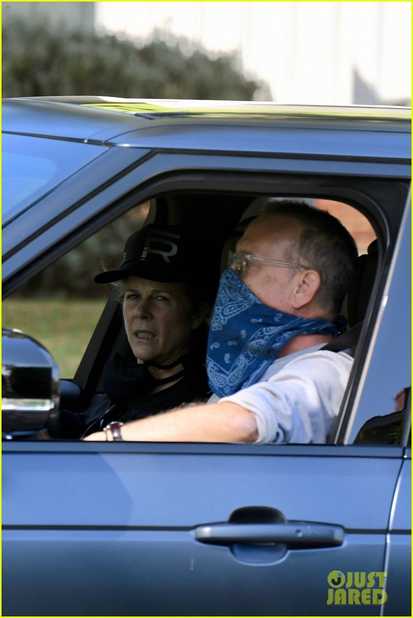 Tom Hanks & Wife Rita Wilson Take a Ride Around the Neighborhood Over ...