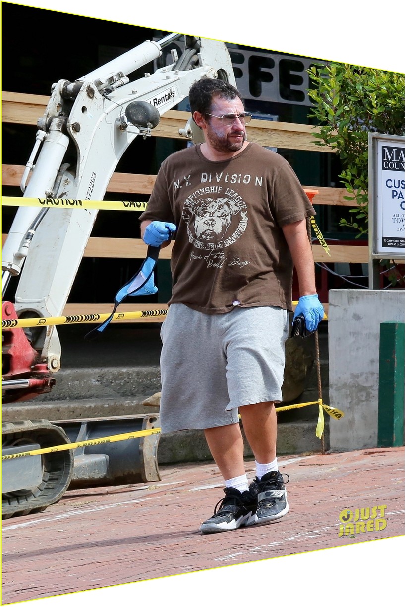Adam Sandler Layers On Sunscreen While Wearing a Mask Out in LA: Photo ...