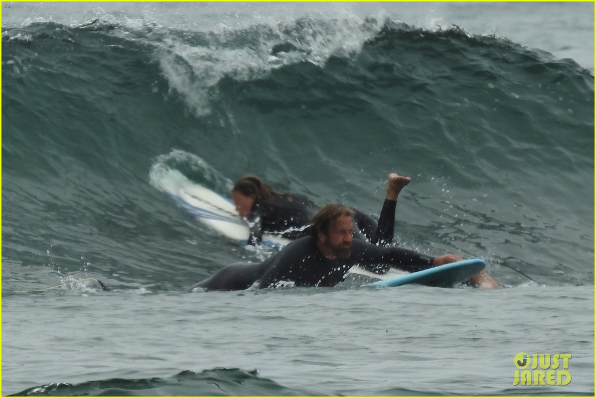 Gerard Butler Puts On His Skintight Wetsuit for a Day of Surfing: Photo ...