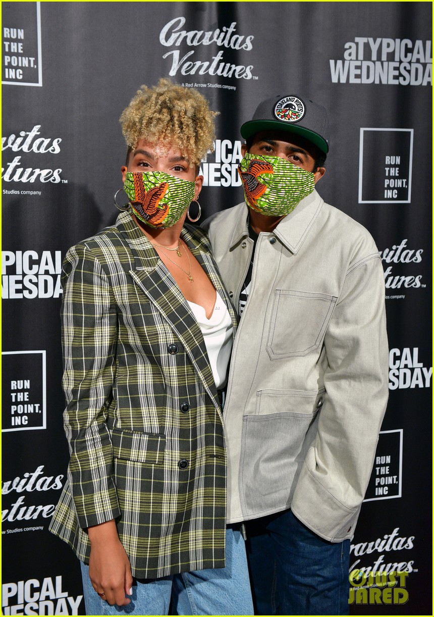 Hamilton's Daveed Diggs Supports Girlfriend Emmy Raver-Lampman at One ...