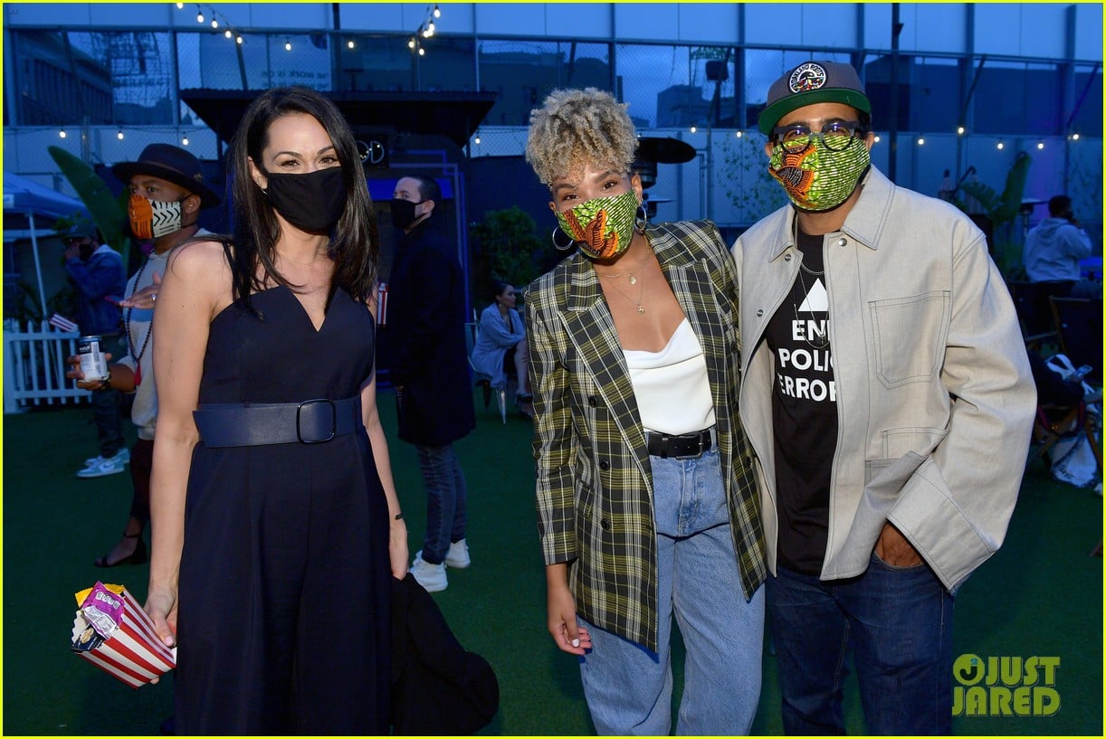 Hamilton's Daveed Diggs Supports Girlfriend Emmy Raver-Lampman at One ...