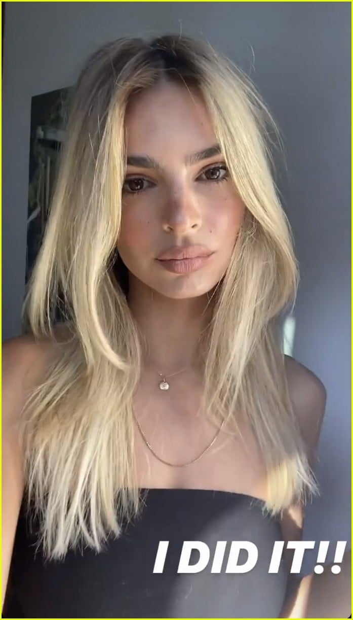 Emily Ratajkowski Dyes Her Hair Blonde - See the Look!: Photo 4464874 ...