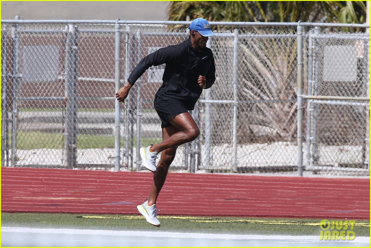 New 'Bachelor' Matt James Heads to an Empty Stadium for a Workout Amid ...