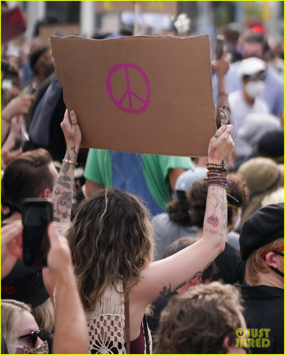 Paris Jackson Joins Peaceful Protesters for Another Day of L.A ...