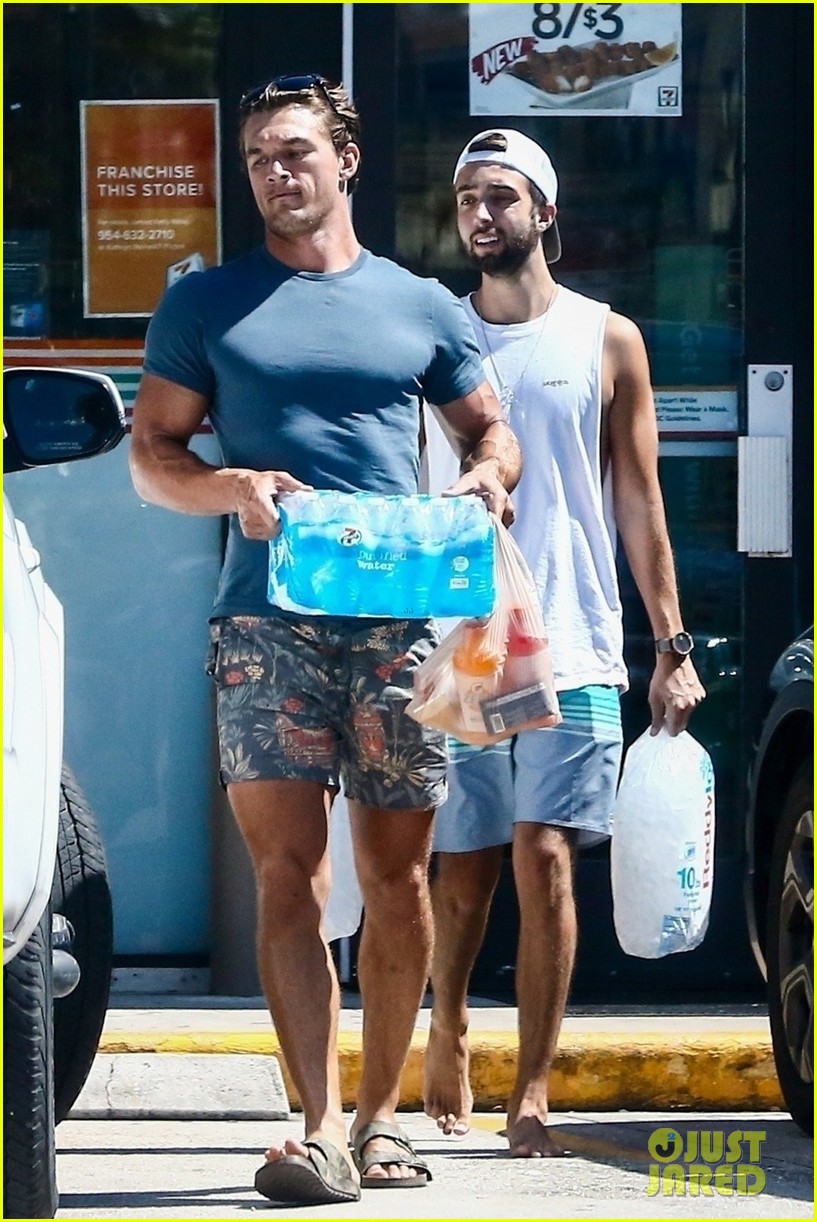 Tyler Cameron & Friend Christopher Garbo Grab Supplies for a Fishing ...
