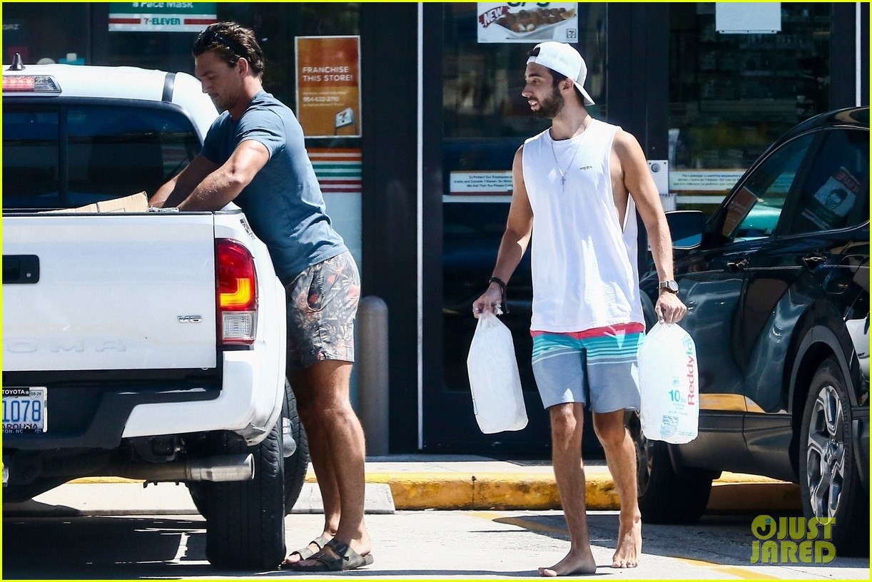 Tyler Cameron & Friend Christopher Garbo Grab Supplies for a Fishing ...