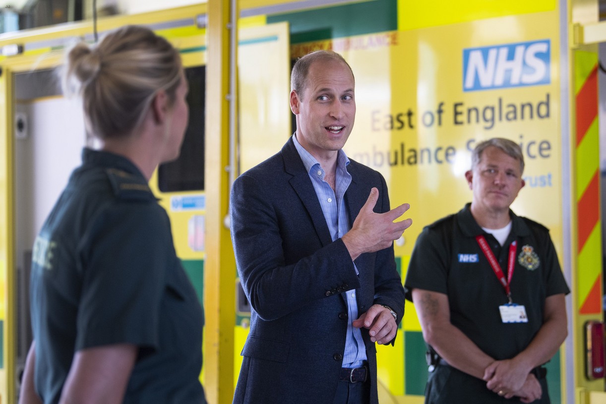 Prince William Takes His Temperature Before First Public Appearance ...