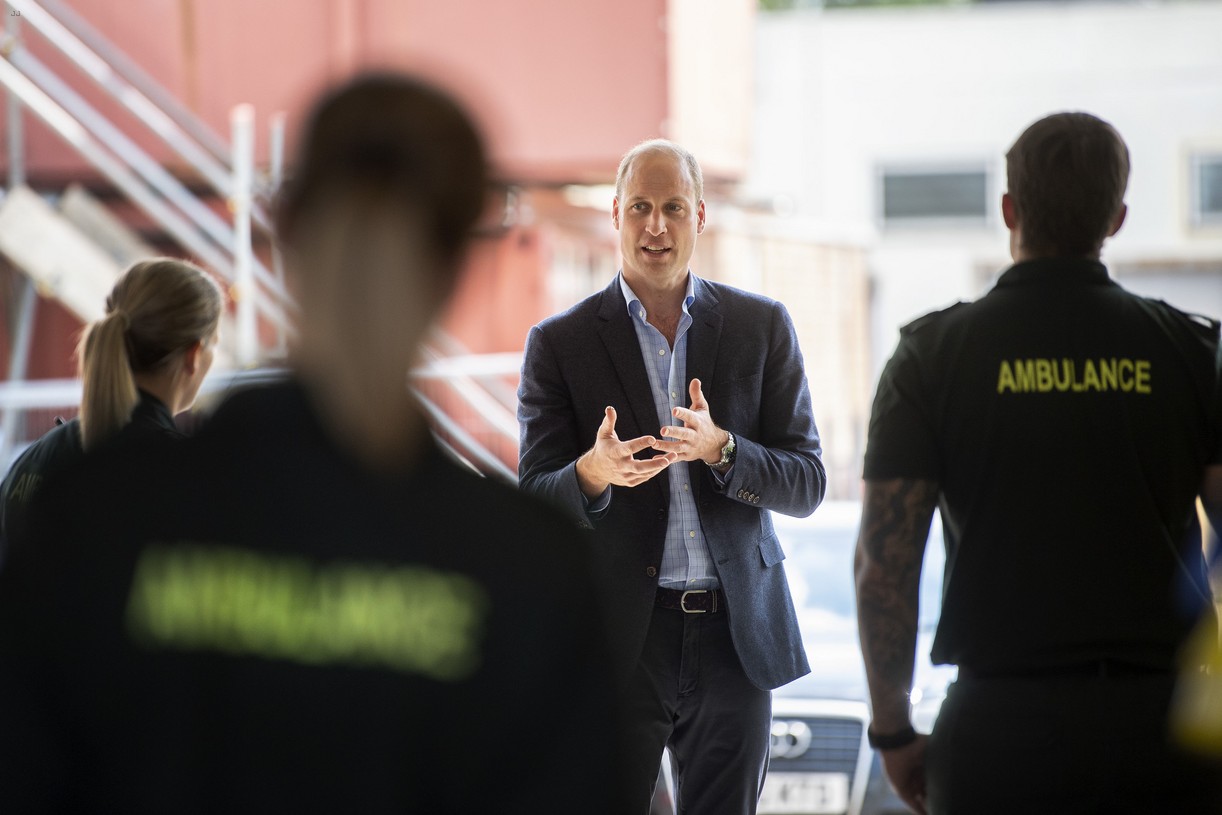 Prince William Takes His Temperature Before First Public Appearance ...