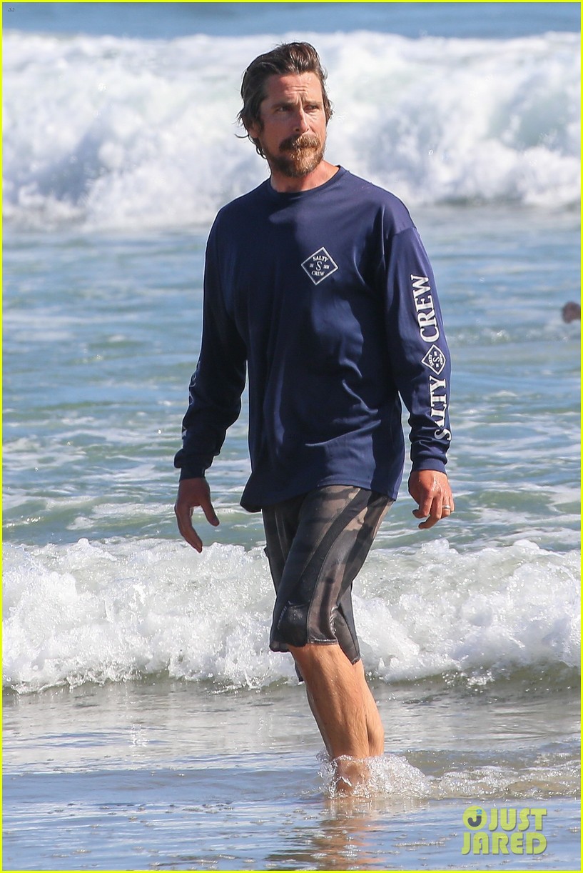 Christian Bale Spends Another Afternoon at the Beach in Malibu: Photo ...