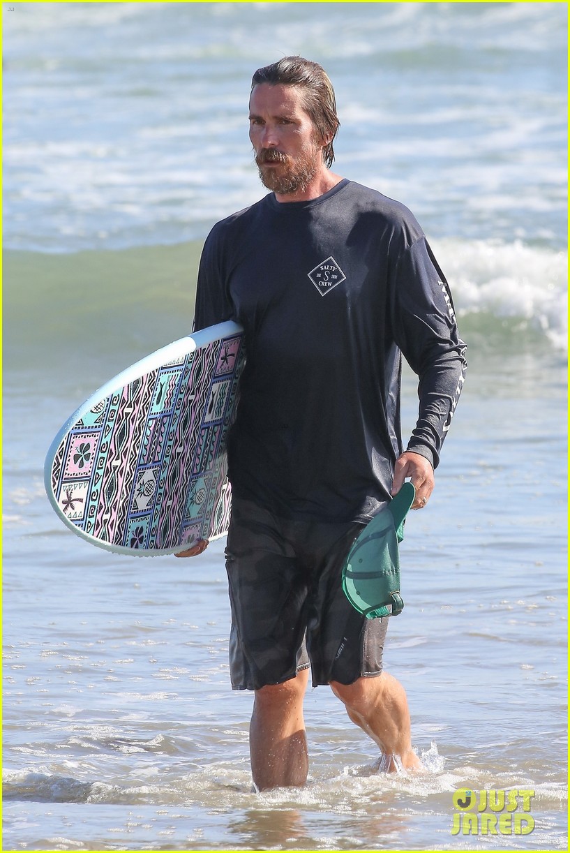 Christian Bale Spends Another Afternoon at the Beach in Malibu: Photo ...