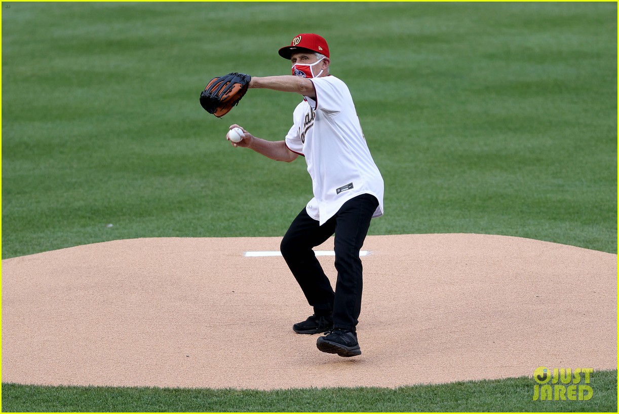 Dr. Fauci Throws First Pitch on MLB Opening Day, Completely Misses ...