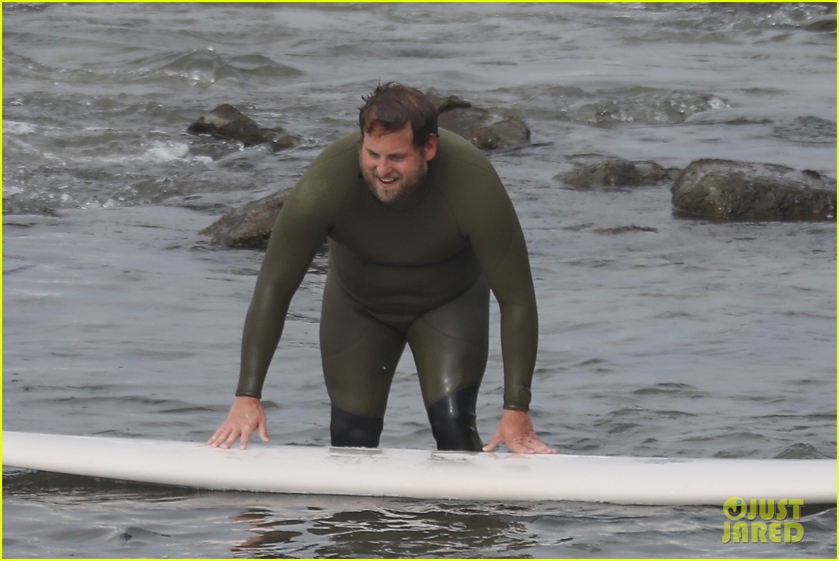 Jonah Hill Gets In an Early Morning Surf Session in His Wetsuit: Photo ...