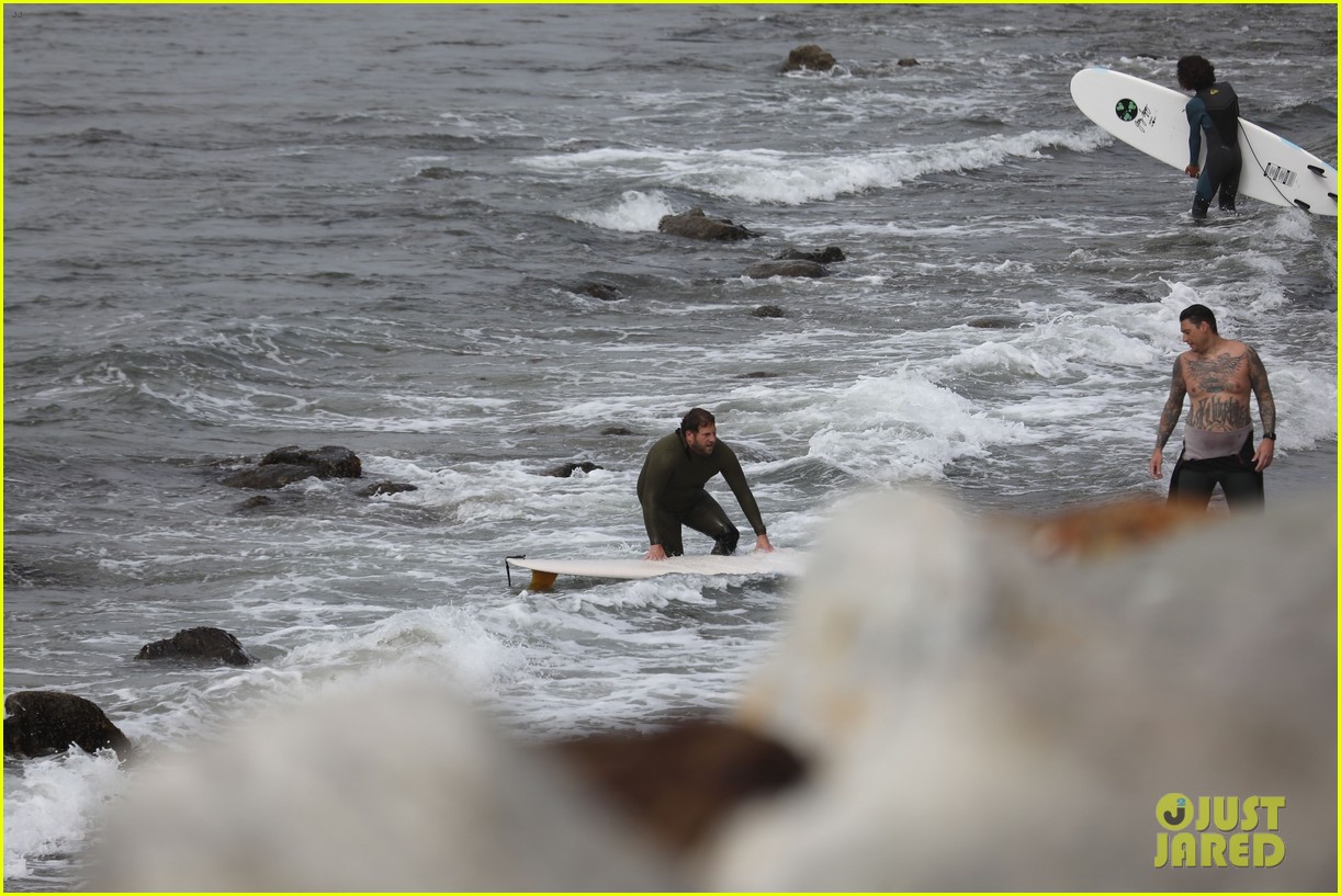 Jonah Hill Gets In an Early Morning Surf Session in His Wetsuit: Photo ...