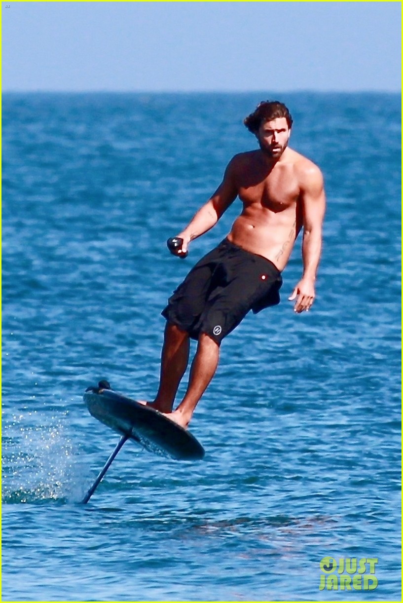 Brody Jenner Looks Fit Riding an Electric Hydrofoil at the Beach in ...
