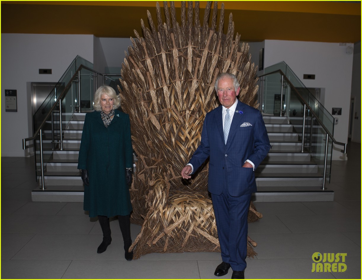 Prince Charles Wears a Mask, Poses In Front of 'Game of Thrones' Wrap ...