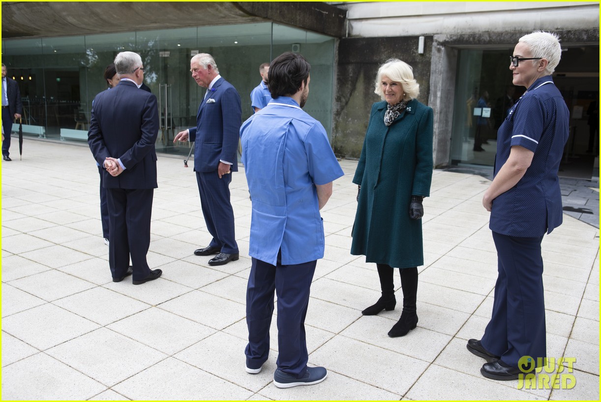 Prince Charles Wears a Mask, Poses In Front of 'Game of Thrones' Wrap ...