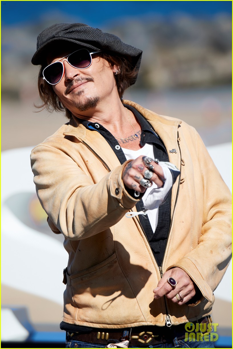Johnny Depp Poses at 'Crock of Gold: A Few Rounds' Photocall at San ...