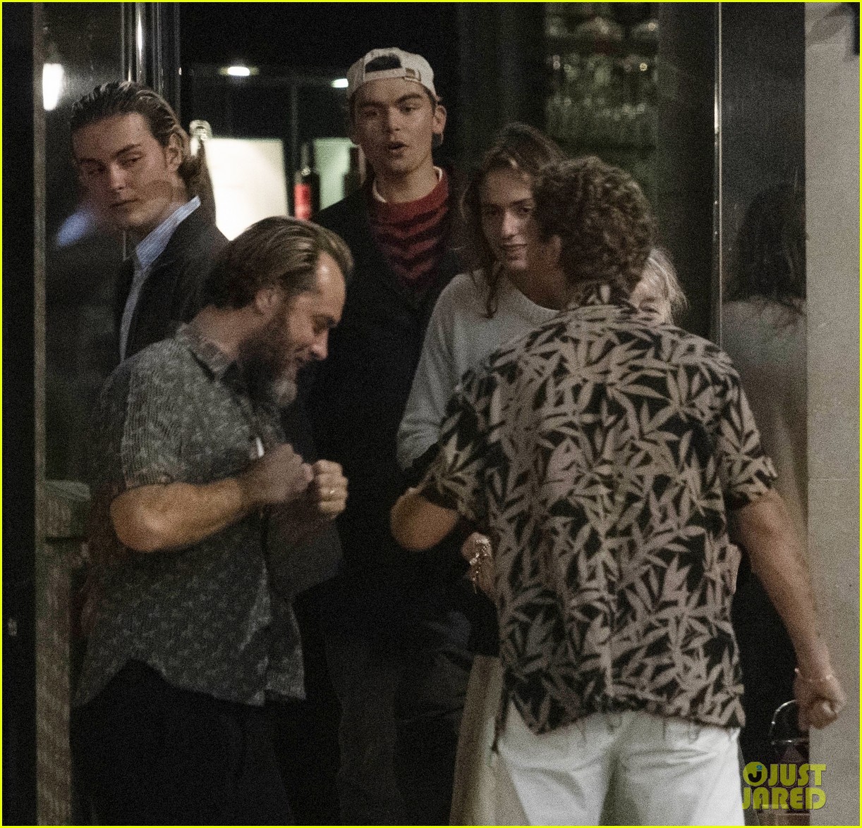 Jude Law Celebrates Son Rudy's 18th Birthday with Family Night Out ...