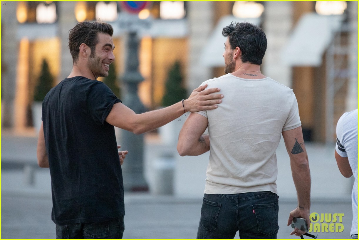 365 DNI's Michele Morrone Hangs Out with Model Jon Kortajarena in Paris ...