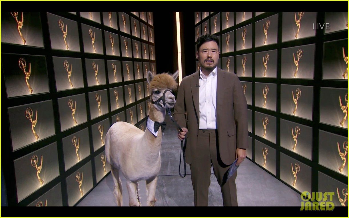 Randall Park Takes Emmy Awards 2020 Stage with an Alpaca!: Photo ...