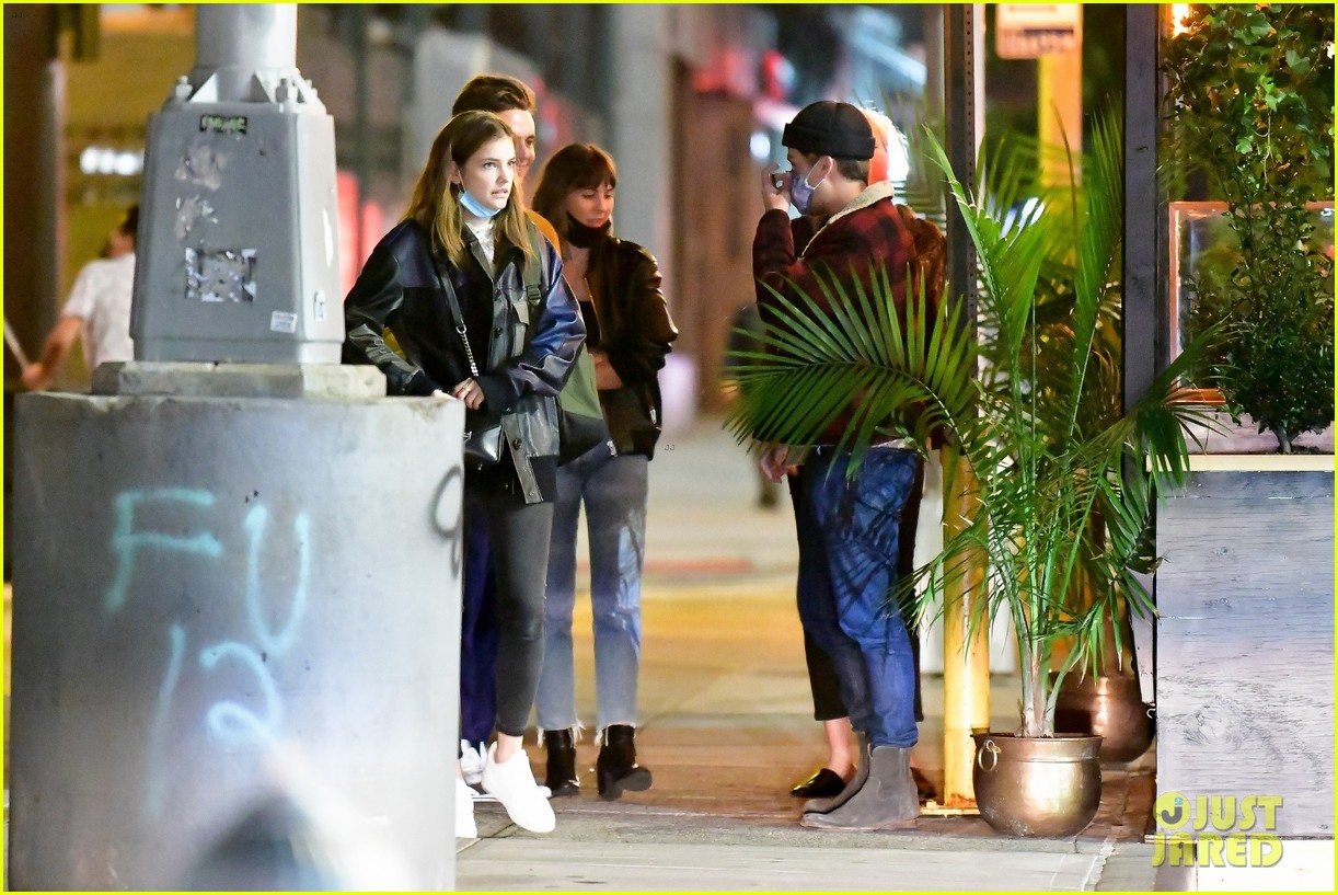 Dylan Sprouse & Barbara Palvin Join Friends for a Fun Saturday Night on ...