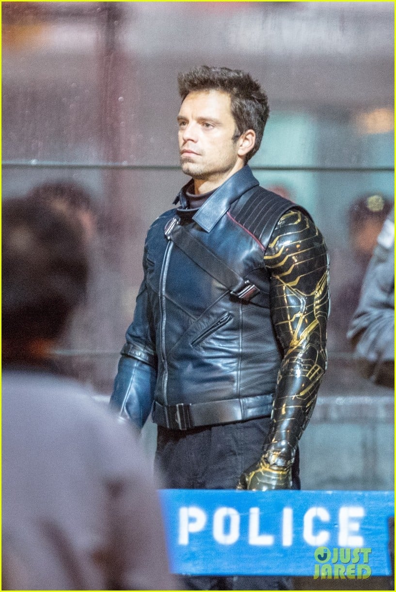 Sebastian Stan Masks Up In Between Takes on 'Falcon & The Winter ...