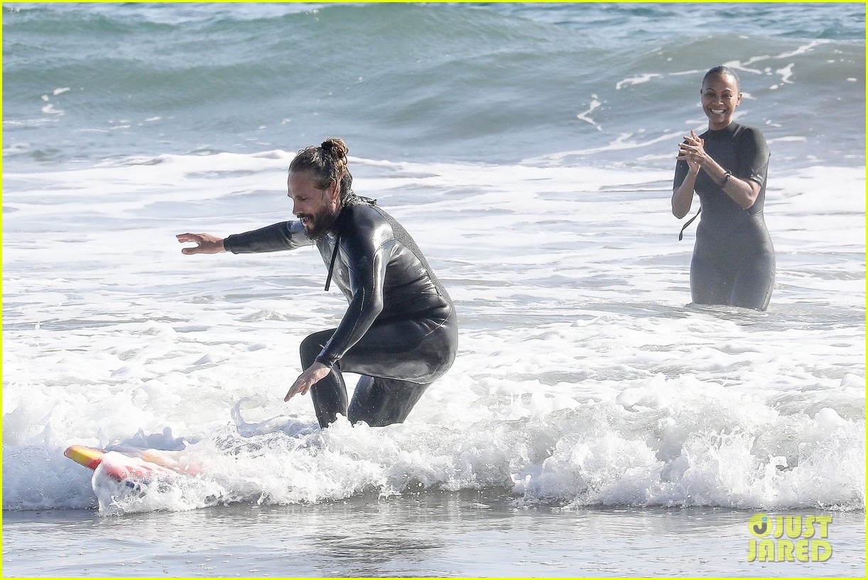 Photo: zoe saldana marco perego make out beach 04 | Photo 4485713 ...