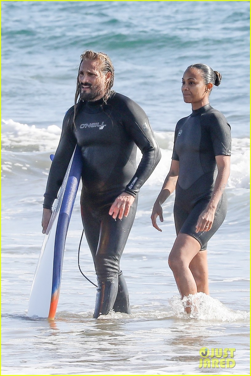 Photo: zoe saldana marco perego make out beach 96 | Photo 4485805 ...