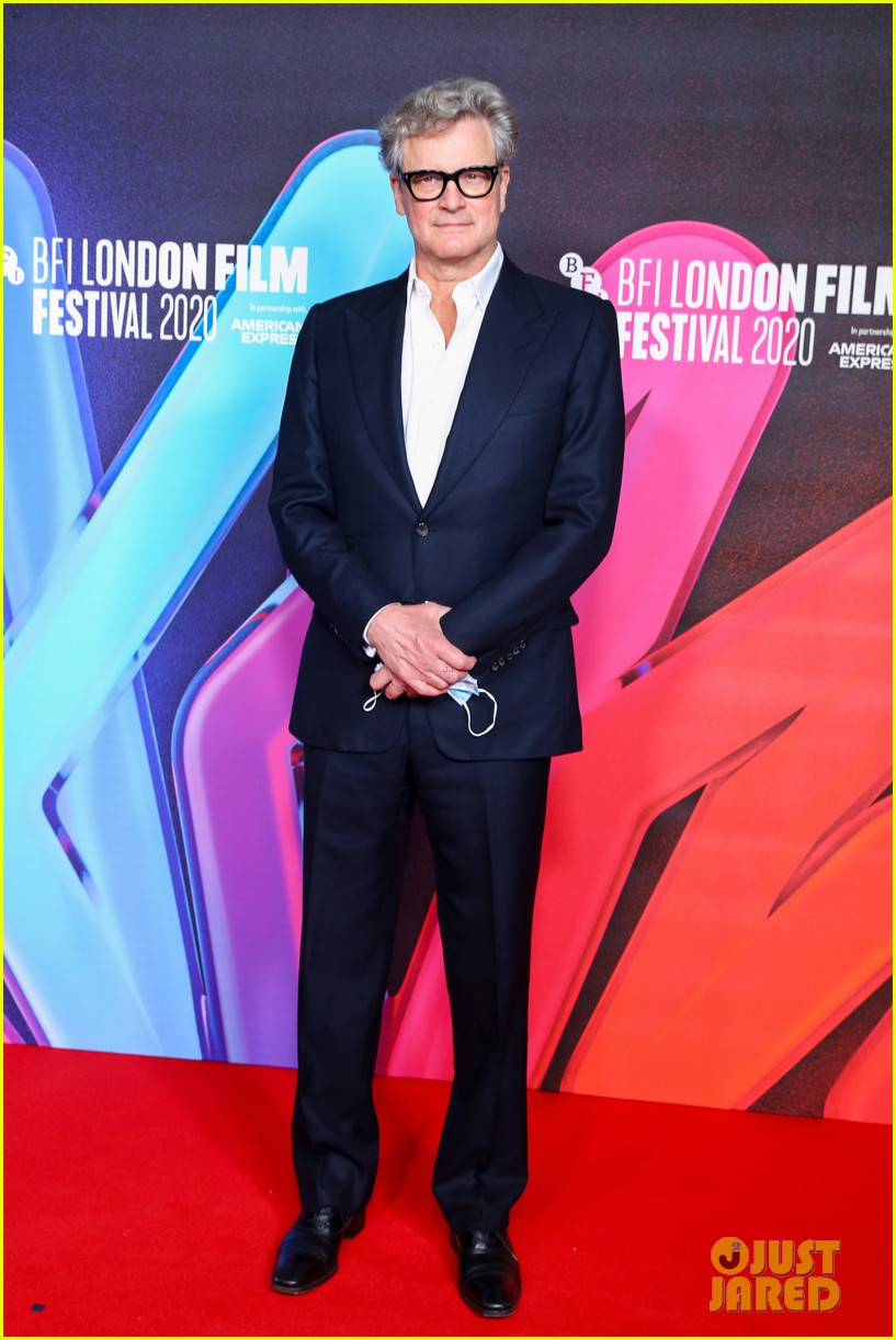 Colin Firth Attends Socially Distanced 'Supernova' Premiere in London ...
