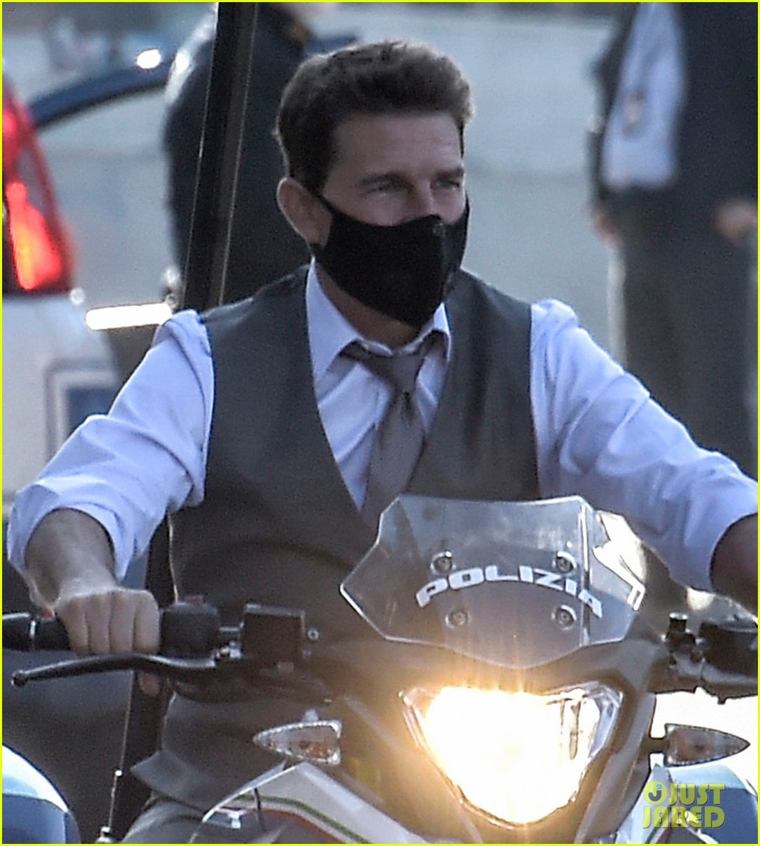 Tom Cruise Rides a Police Bike in Rome for 'Mission: Impossible 7 ...