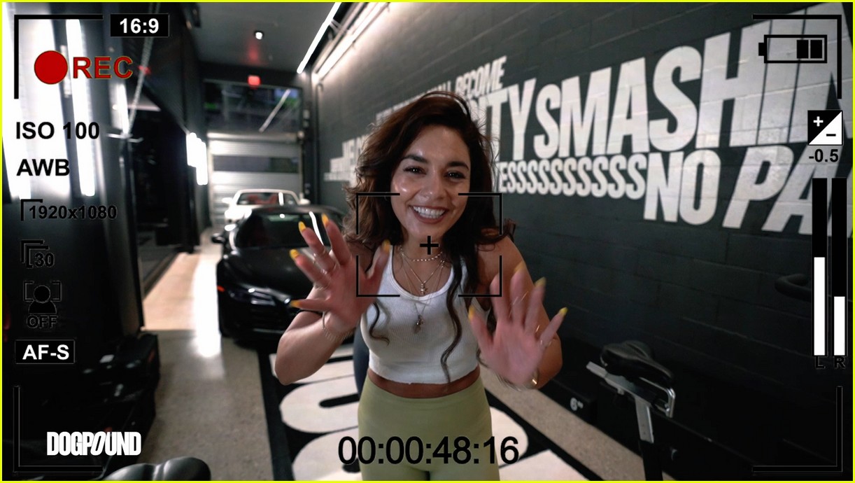 Vanessa Hudgens Takes Fans Into the Dogpound for a Workout with BFF GG ...