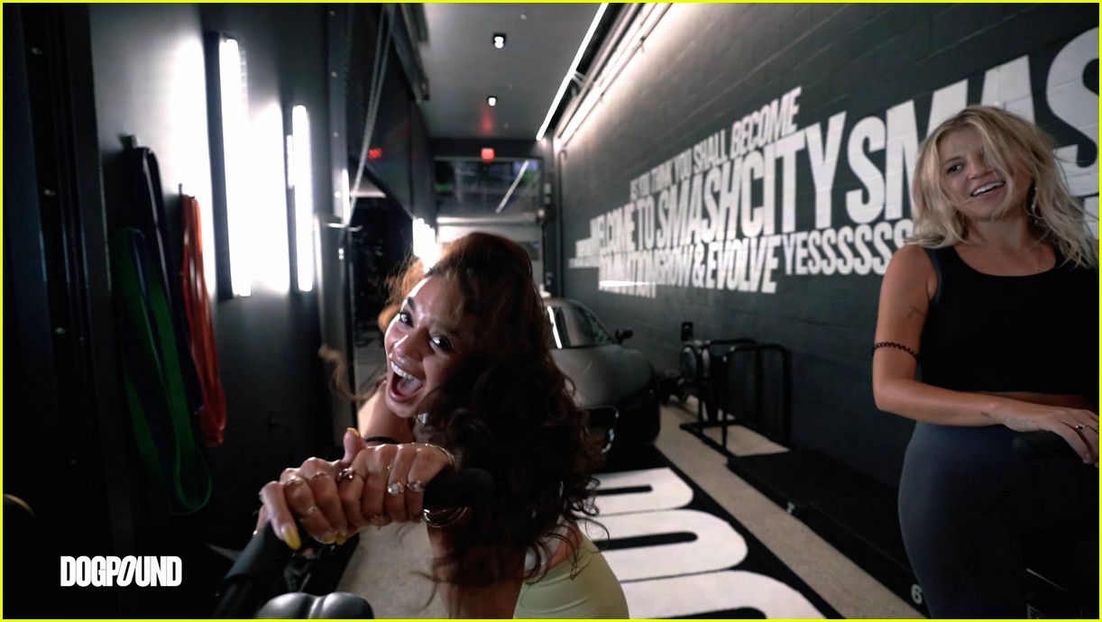 Vanessa Hudgens Takes Fans Into the Dogpound for a Workout with BFF GG ...