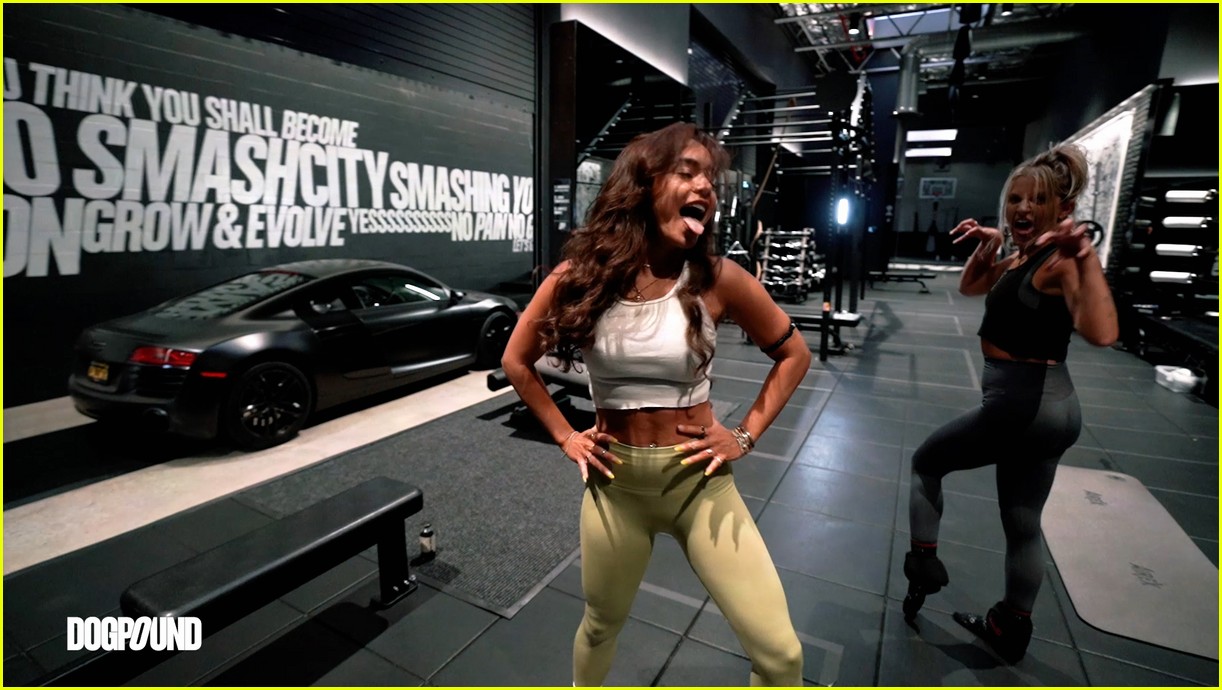 Vanessa Hudgens Takes Fans Into the Dogpound for a Workout with BFF GG ...