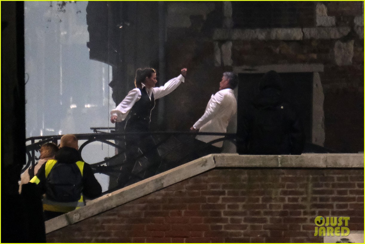 Hayley Atwell Films Intense Fight Scene with Esai Morales for 'Mission ...