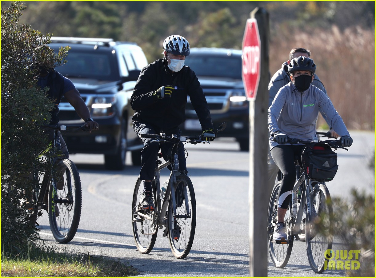 President-Elect Joe Biden Spotted on Saturday Morning Bike Ride with ...