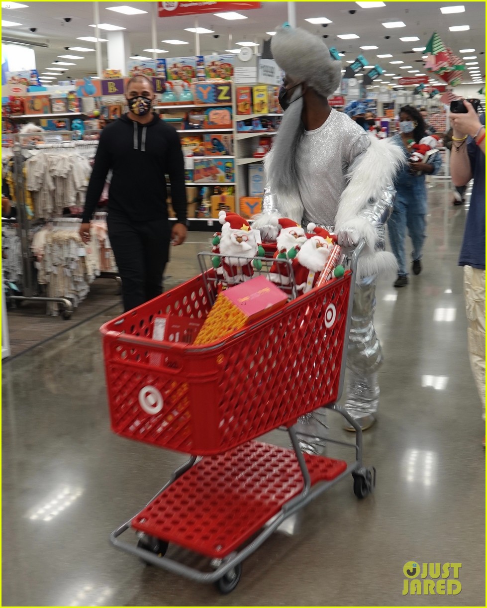 Lil Nas X Goes Holiday Shopping in His 'Holiday' Video Outfit : Photo ...