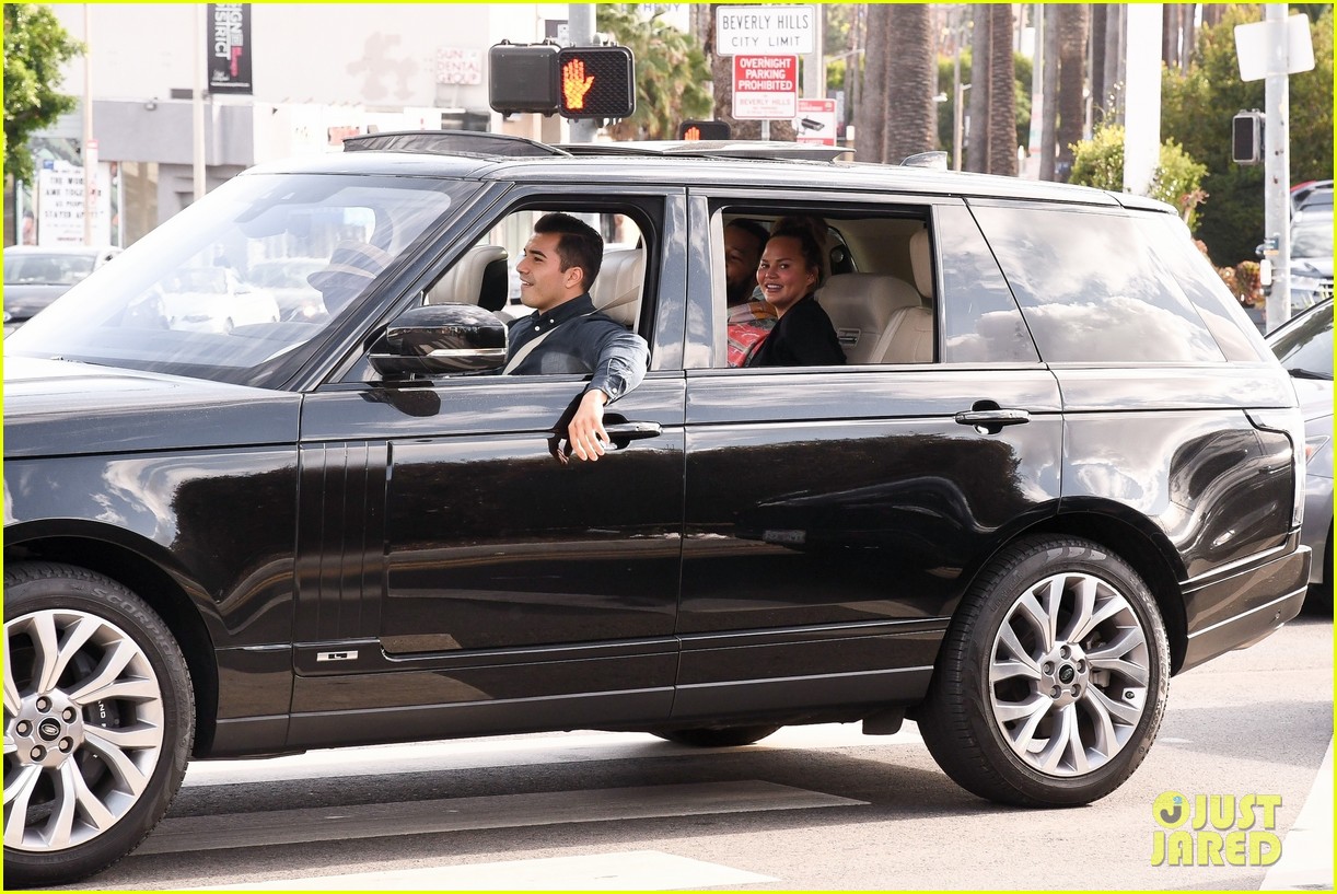 Chrissy Teigen & John Legend Hang Out of Their Car to Celebrate Biden's ...