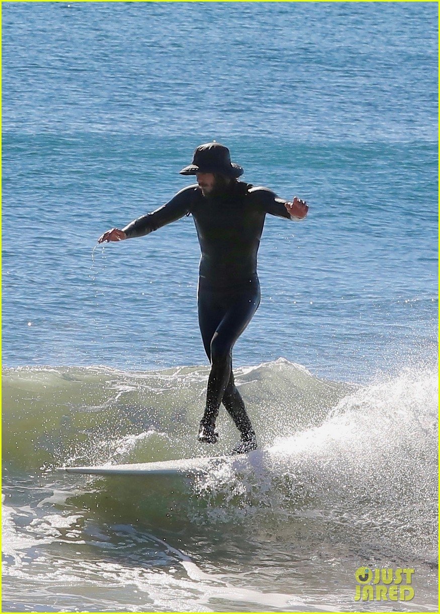 Adam Brody Goes Shirtless For Surfing Date With Wife Leighton Meester ...