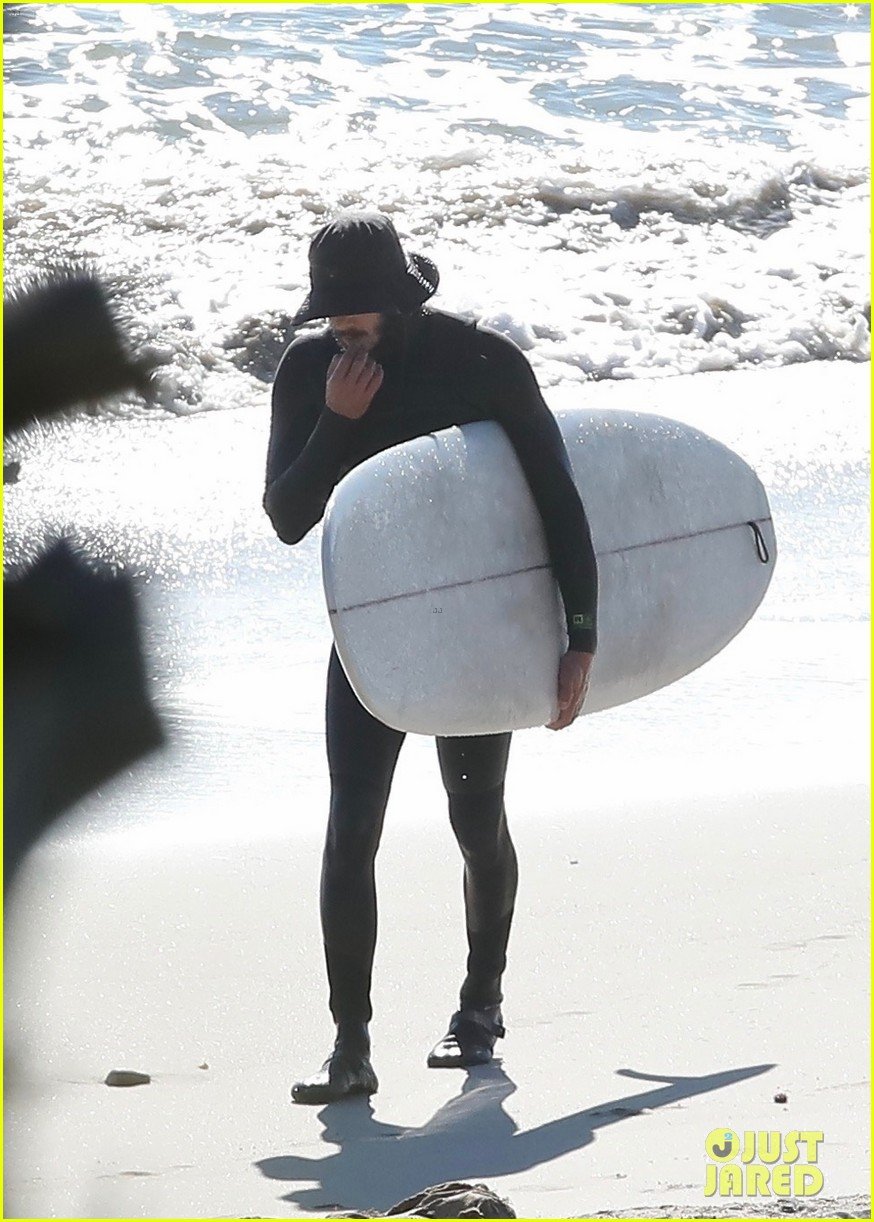 Adam Brody Goes Shirtless For Surfing Date With Wife Leighton Meester ...