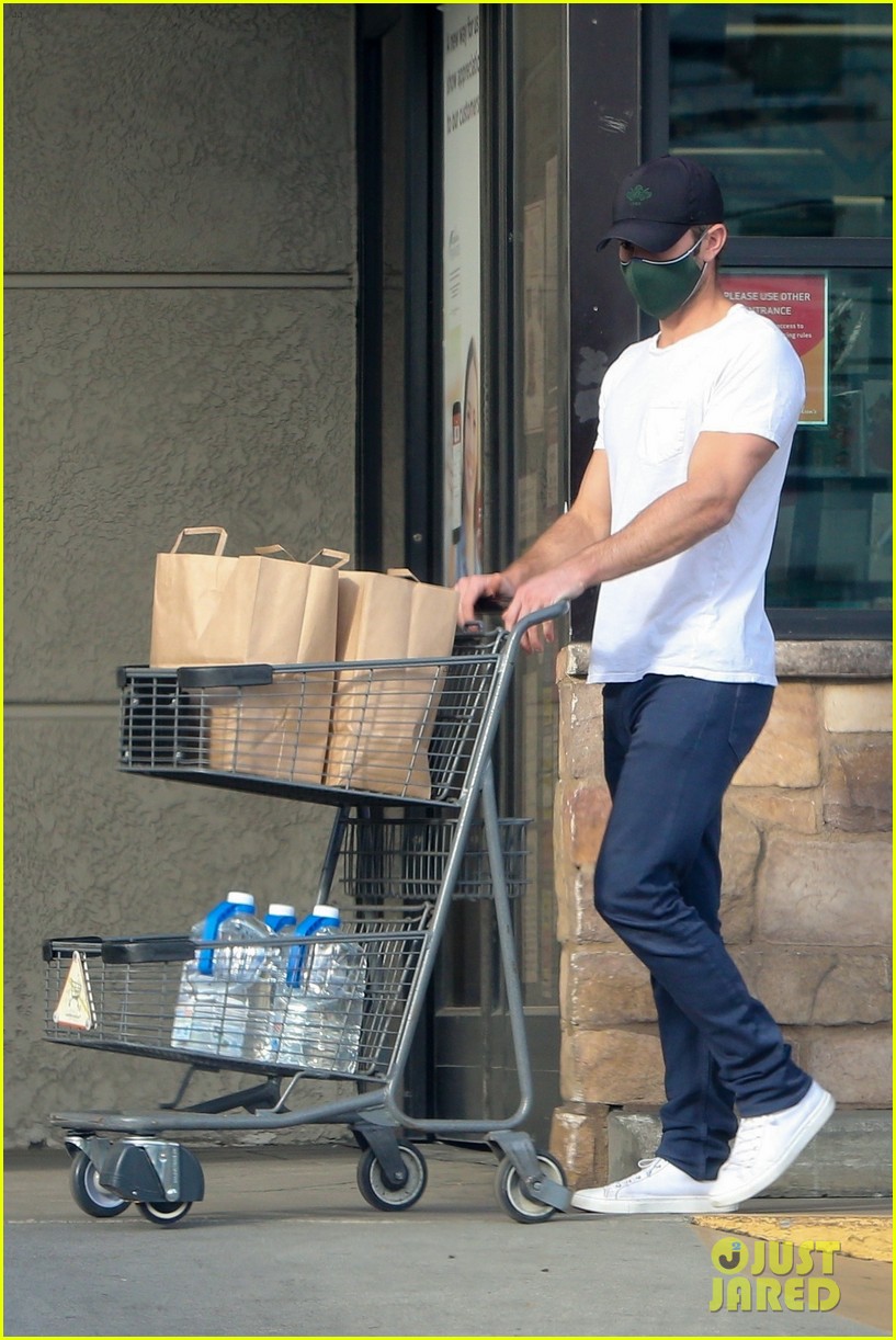 Chace Crawford Looks So Buff in His Tight White Tee While Grocery ...