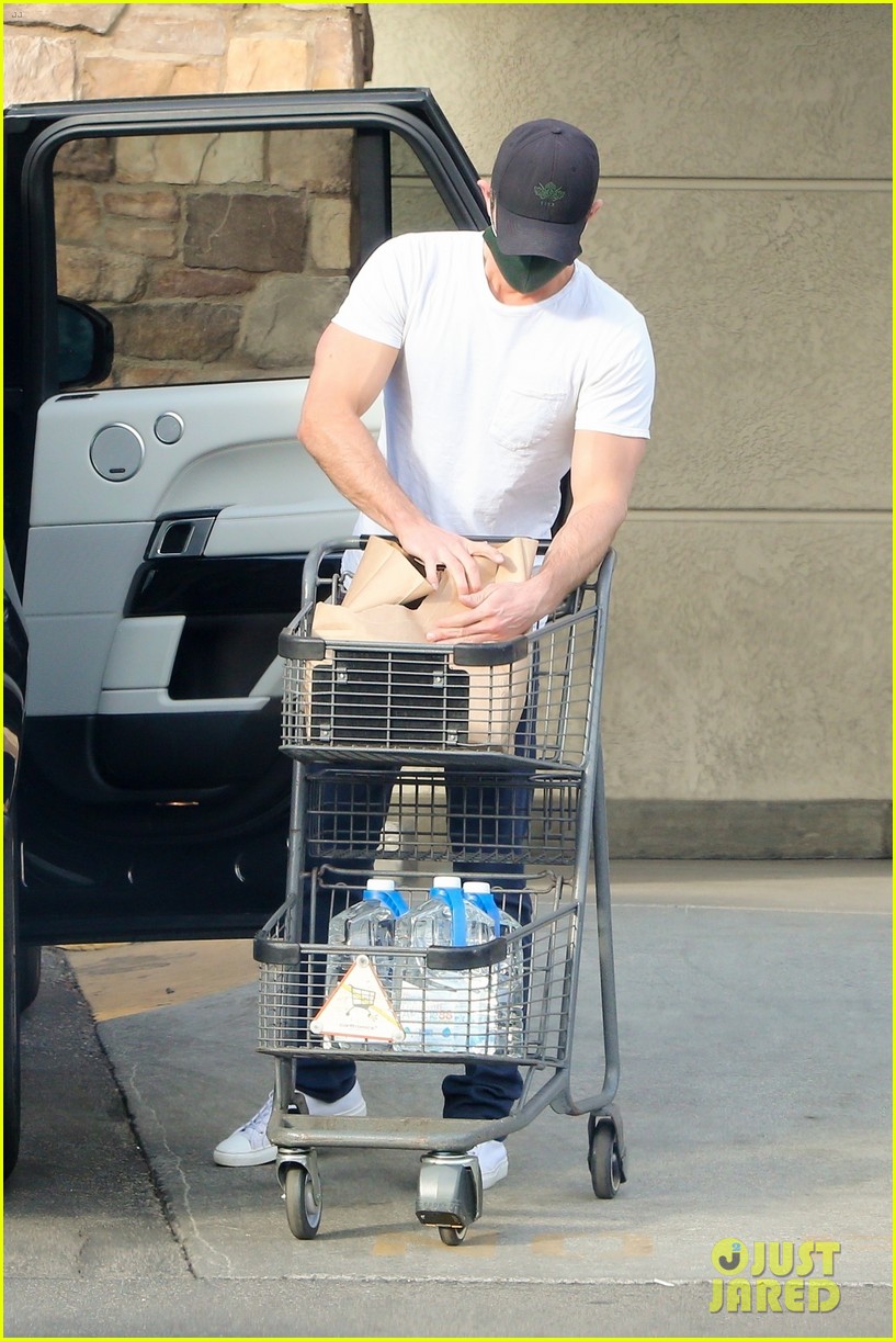 Chace Crawford Looks So Buff in His Tight White Tee While Grocery ...
