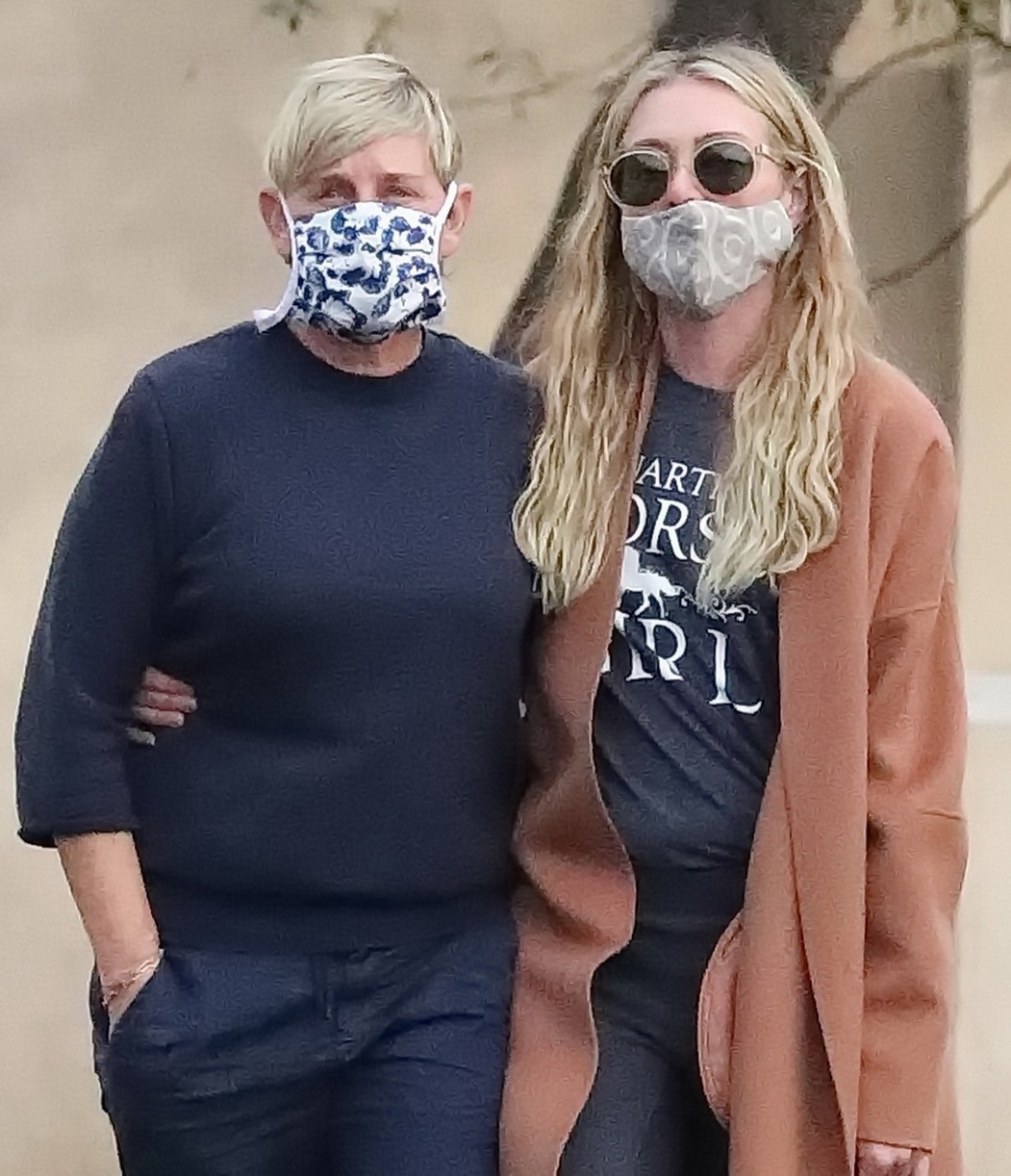 Ellen DeGeneres & Portia De Rossi Spotted Holding Hands During Rare ...