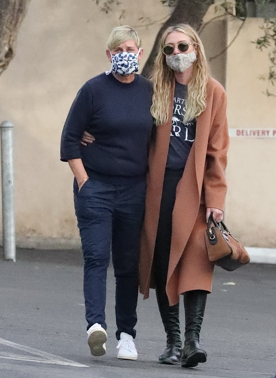 Ellen DeGeneres & Portia De Rossi Spotted Holding Hands During Rare ...