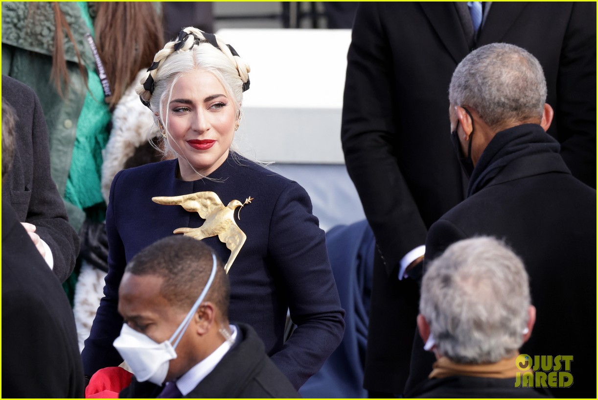 Lady Gaga Performs the National Anthem at Presidential Inauguration ...