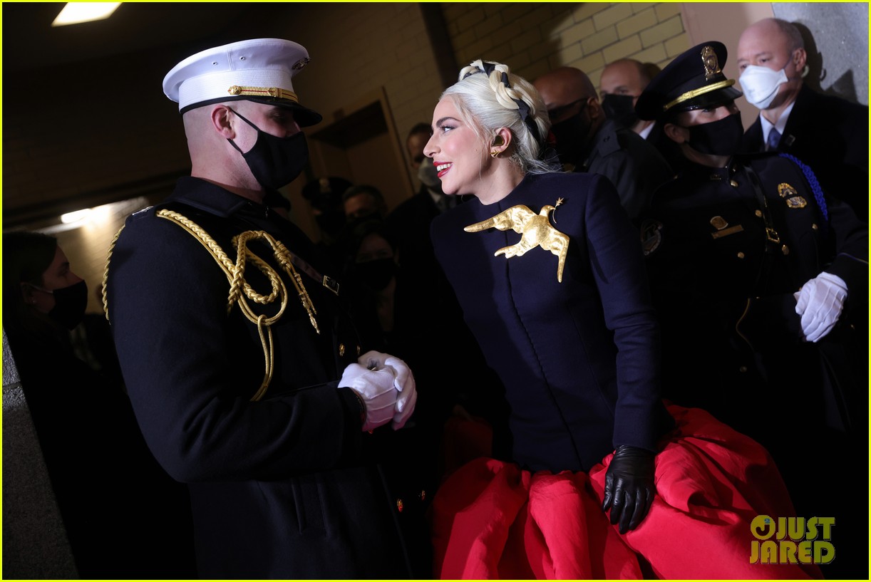 Lady Gaga Performs the National Anthem at Presidential Inauguration ...